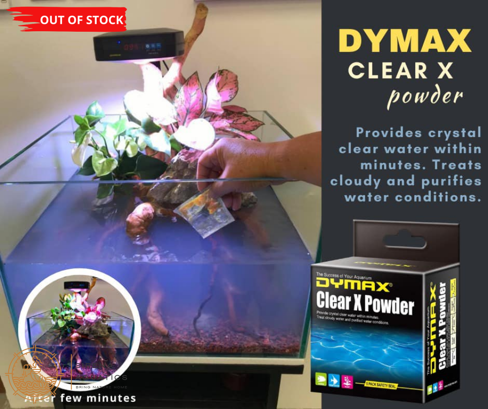 DYMAX Clear X Powder - Water Clarifying Solution for Aquariums – Sirena ...