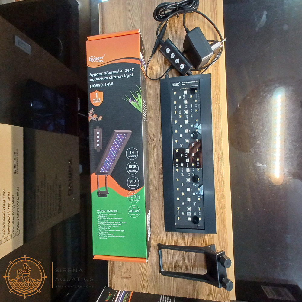 Hygger Clip-On Aquarium Light for Planted Tanks - 24/7 Timer, LED Aqua ...